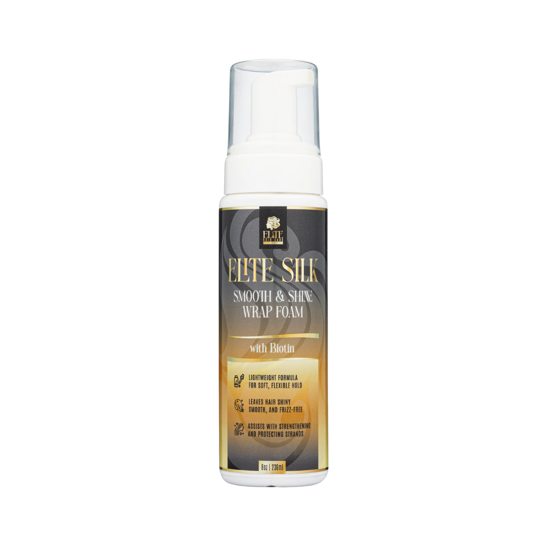 Elite Silk Smooth & Shine Wrap Foam With Biotin – Elite Hair Care USA